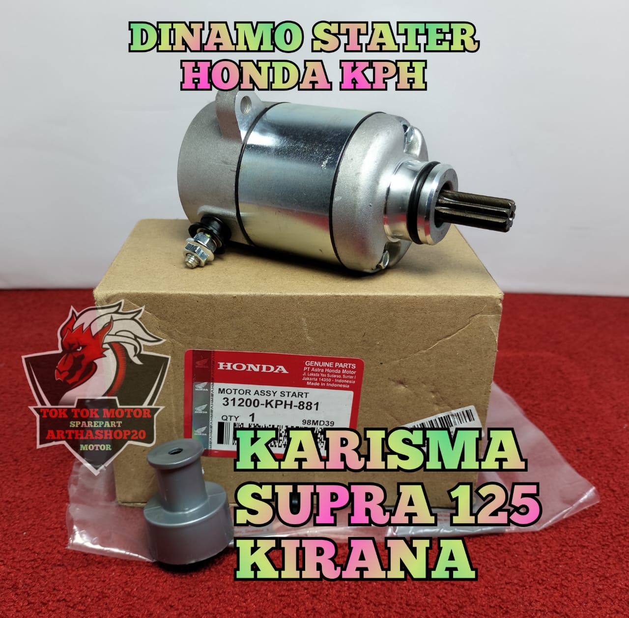 DINAMO STATER KUALITAS ASLI ORIGINAL HONDA KPH KHARISMA , KIRANA ...