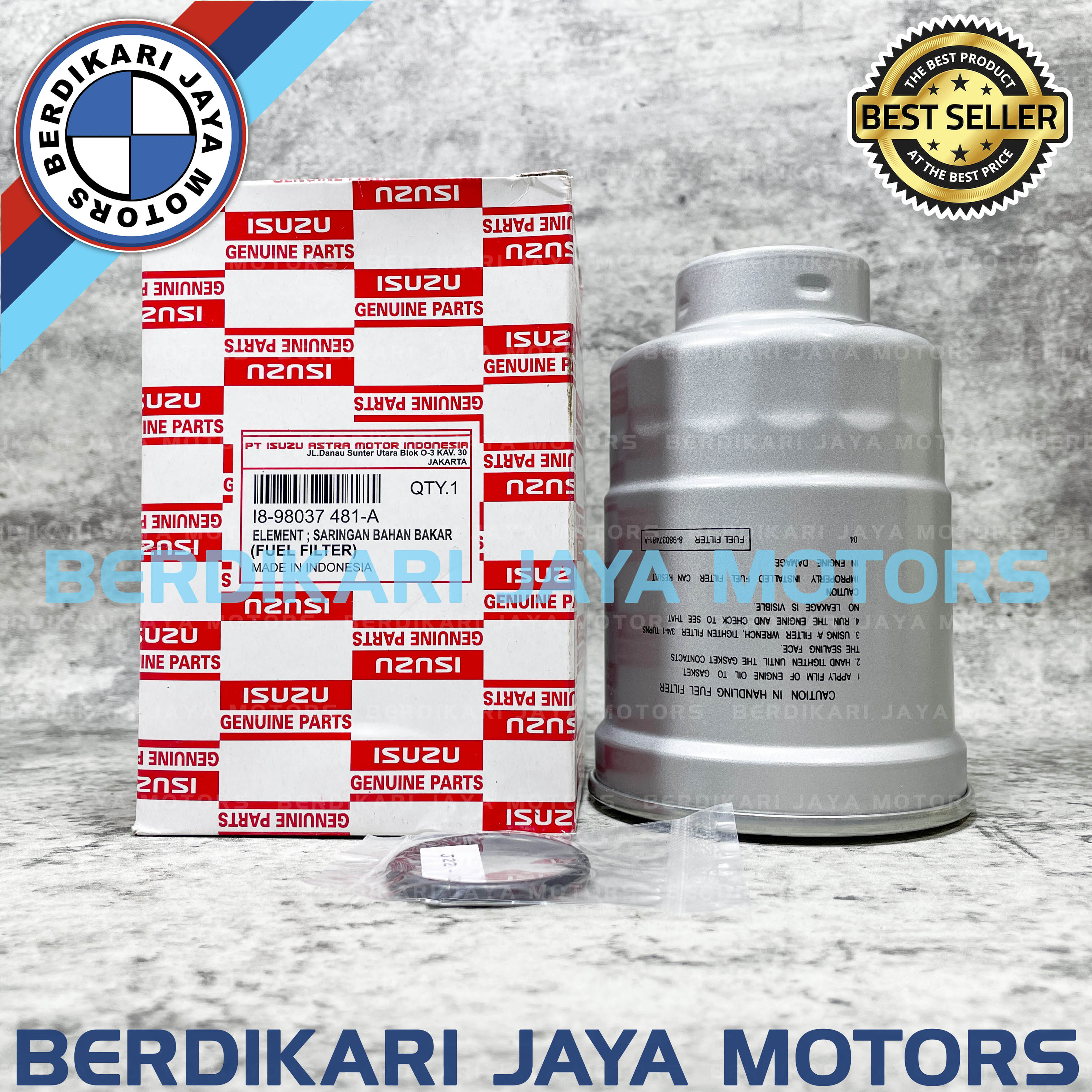 FUEL FILTER SARINGAN BAWAH SOLAR ISUZU 4HL1 NLR85 NLR 85 NMR81 NMR 81 ...