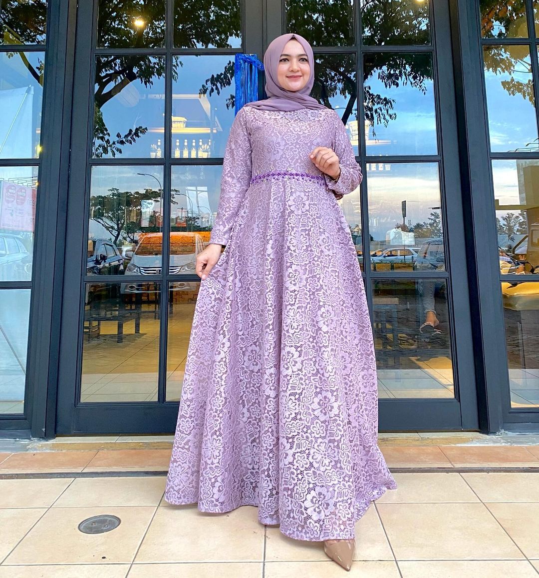 [ COD ] NEW COLLECTION ZULFA DRESS BROKAT IMPORT NON GLINTER QUALITY ...