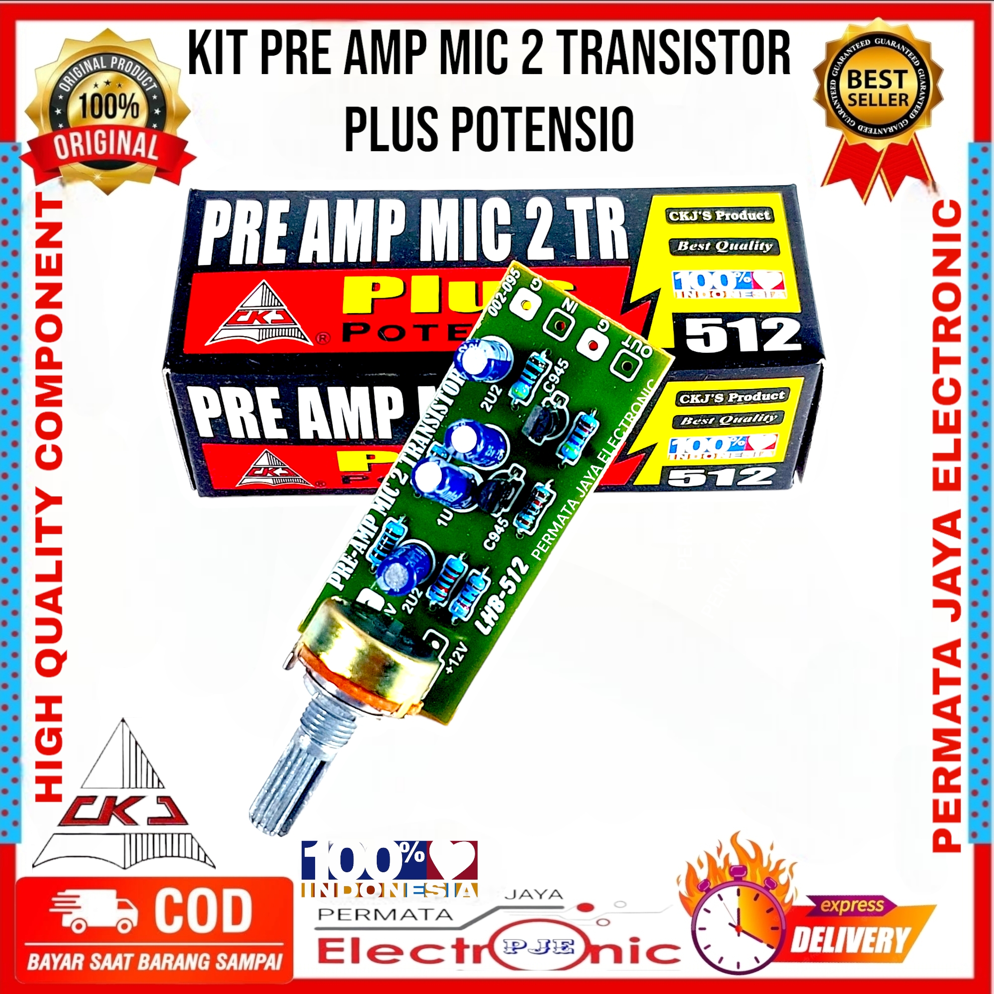 KIT PRE AMP MIC 2 TR CKJ 512 | Lazada Indonesia