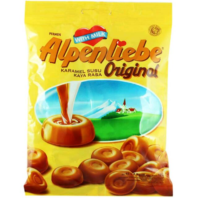 Permen Alpenliebe kiloan 250gr Permen Karamel Susu isis 100pcs | Lazada ...