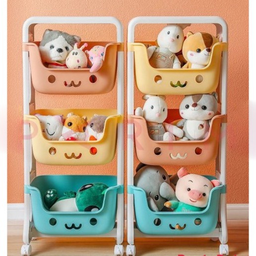 RAK MAINAN ANAK RAK RODA RAK DAPUR / RAK KAMAR MANDI / LAUNDRY RAK ...