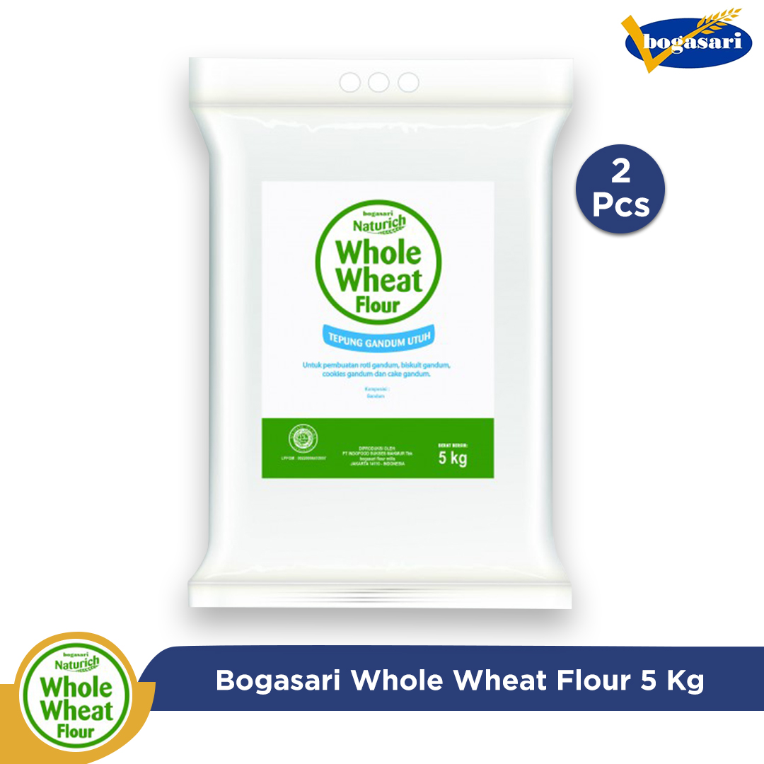 Bogasari Whole Wheat Flour 5 Kg X 2 Pcs | Lazada Indonesia