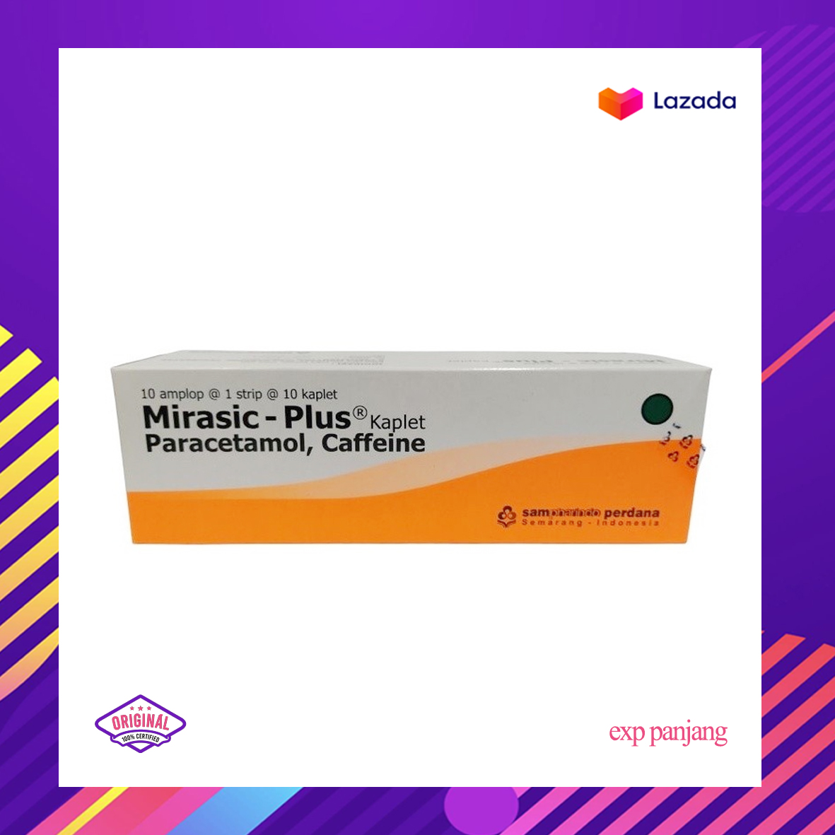 Mirasic plus isi 10 kaplet (strip) | Lazada Indonesia