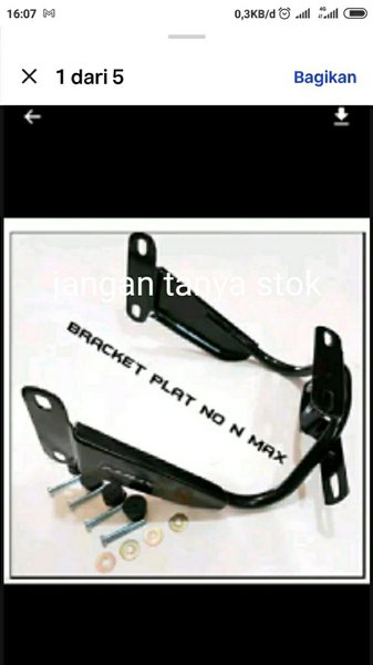 BESI BREKET DUDUKAN PLAT NOPOL VARIASI YAMAHA NMAX MURAH | Lazada Indonesia