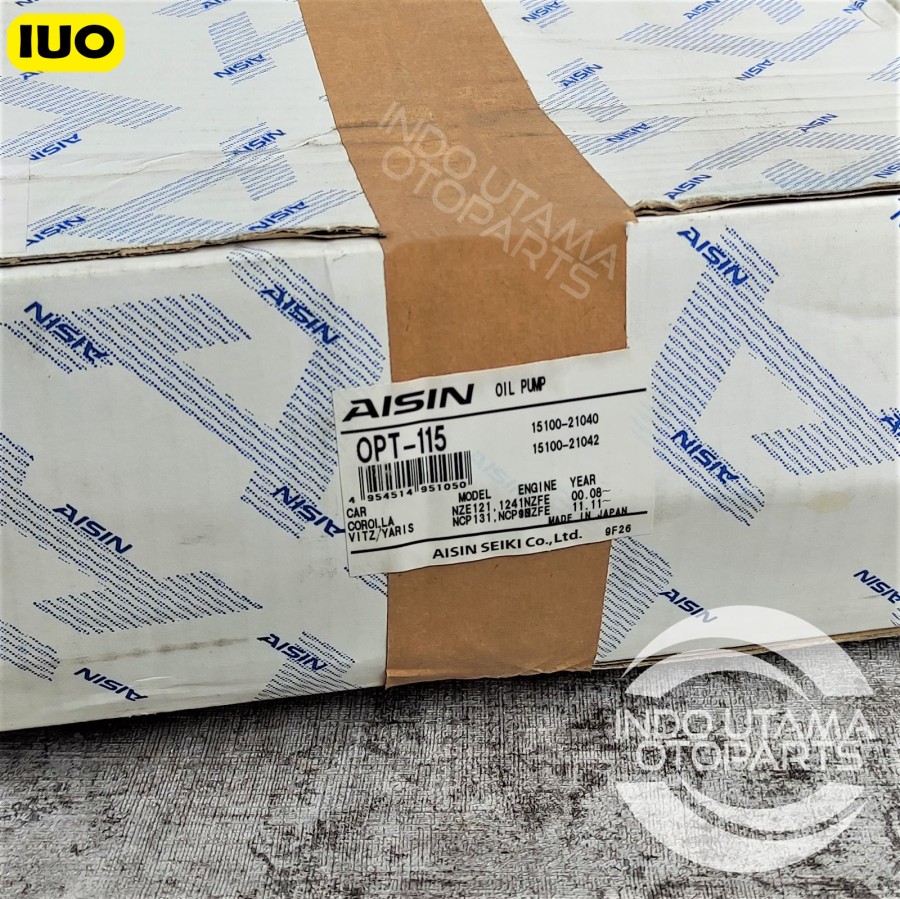 Oil Pump Vios Yaris Pompa Oli AISIN OPT 115 JAPAN | Lazada Indonesia
