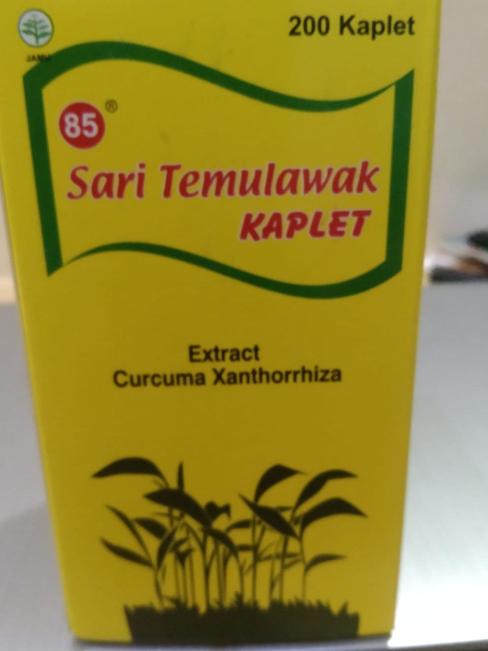 HERBAL MARI SEHAT ;,SARI TEMULAWAK KAPLET 200kaplet- obat liver ...