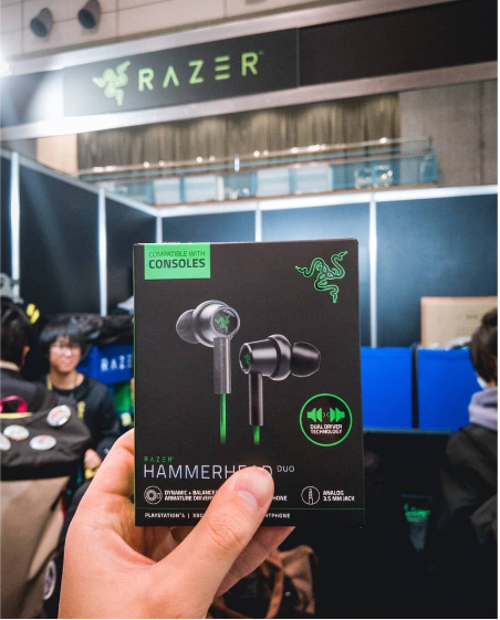 Razer Hammerhead Duo In-ear 3.5mm wired headphone With Mic Gaming ...