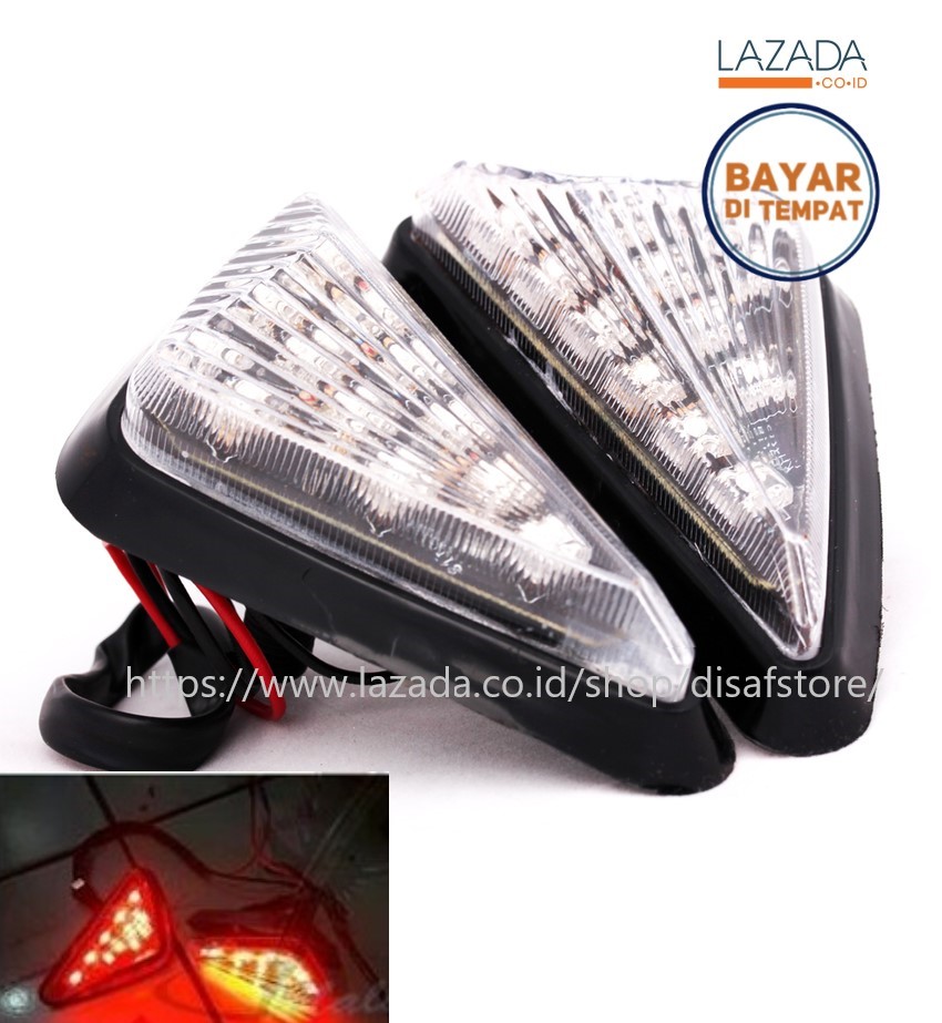 TERMURAH Lampu Sen Motor CBR 150 Sen Kedap Kedip Depan Tempel LED ...