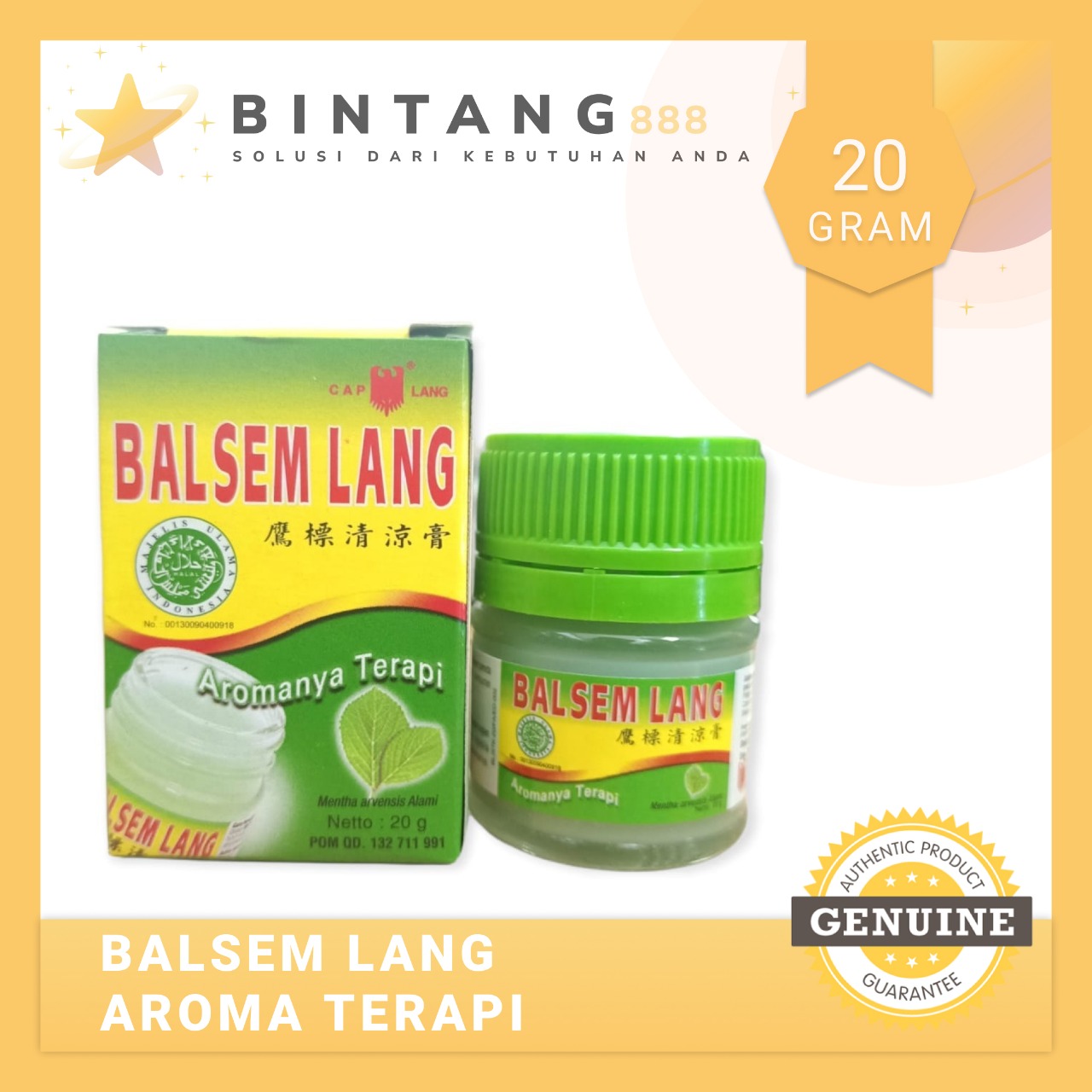 balsem lang 20 gr | Lazada Indonesia
