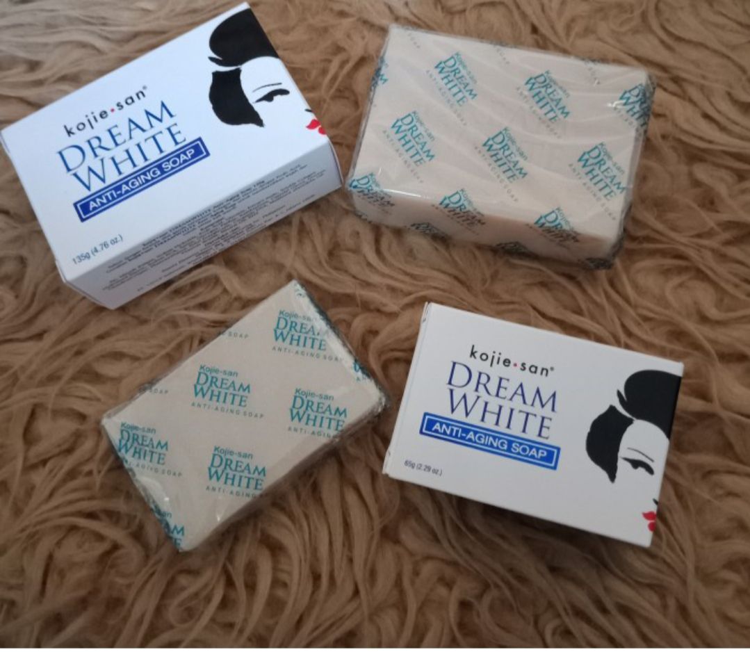Kojie San Dream White Anti Aging Soap Sabun Batang Wajah Dan Tubuh 135 ...