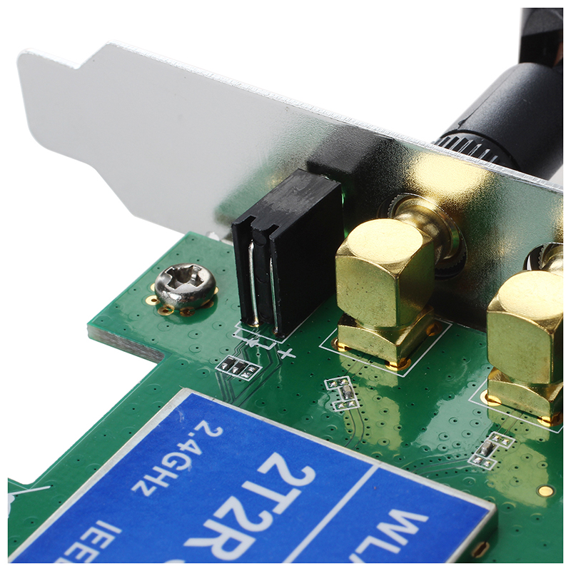 PCI Express PCI-e 300Mbps IEEE 802.11b/g/n Wireless WiFi Network Card Adapter - 1992GHFIN - ThaiPick