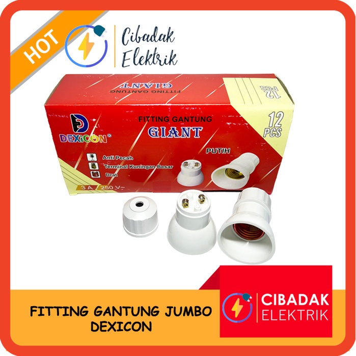 FITTING LAMPU GANTUNG JUMBO E27 / FITTING GANTUNG JUMBO BESAR E27 ...