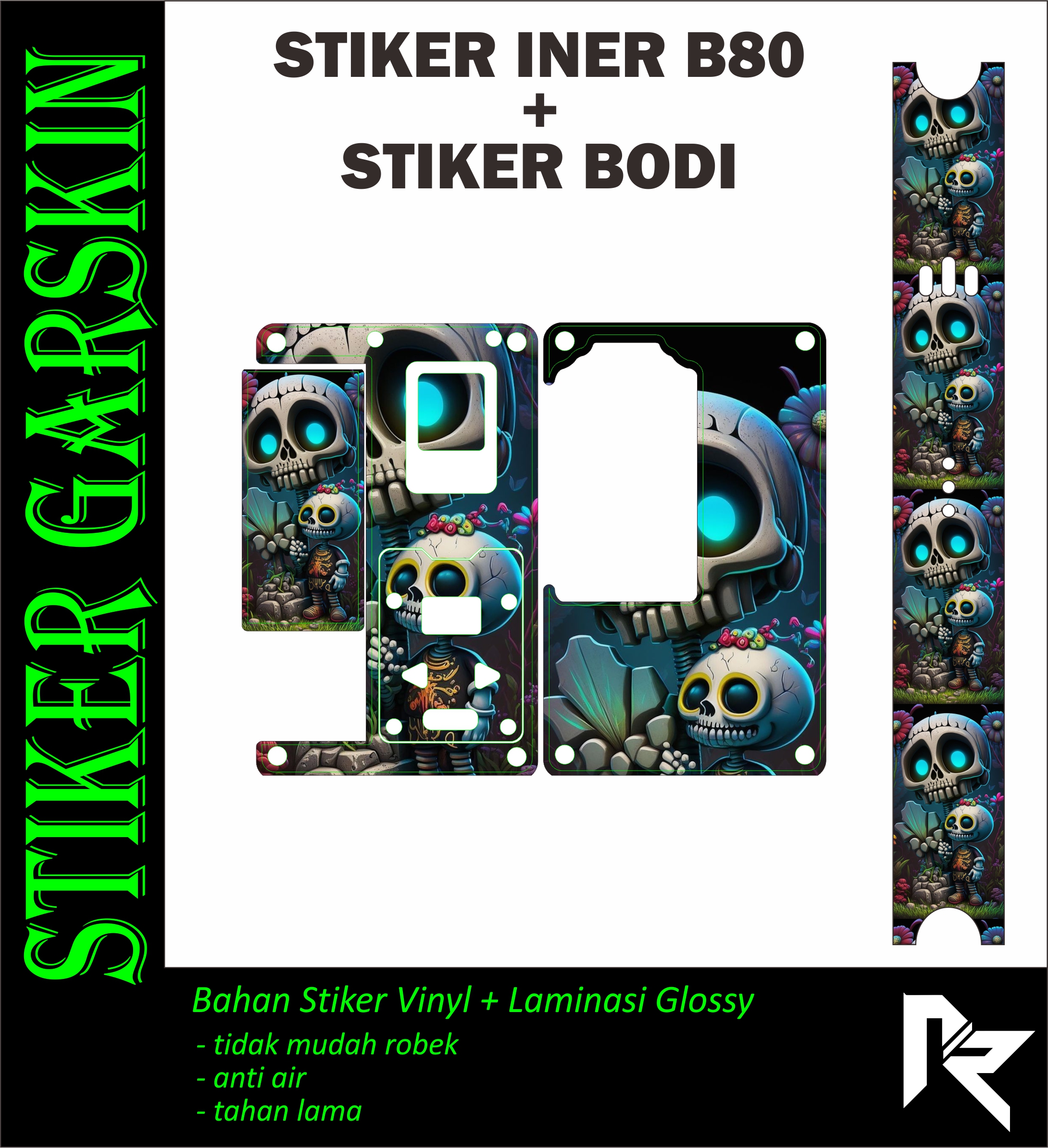 stiker iner + stiker bodi centaurus b80 | Lazada Indonesia