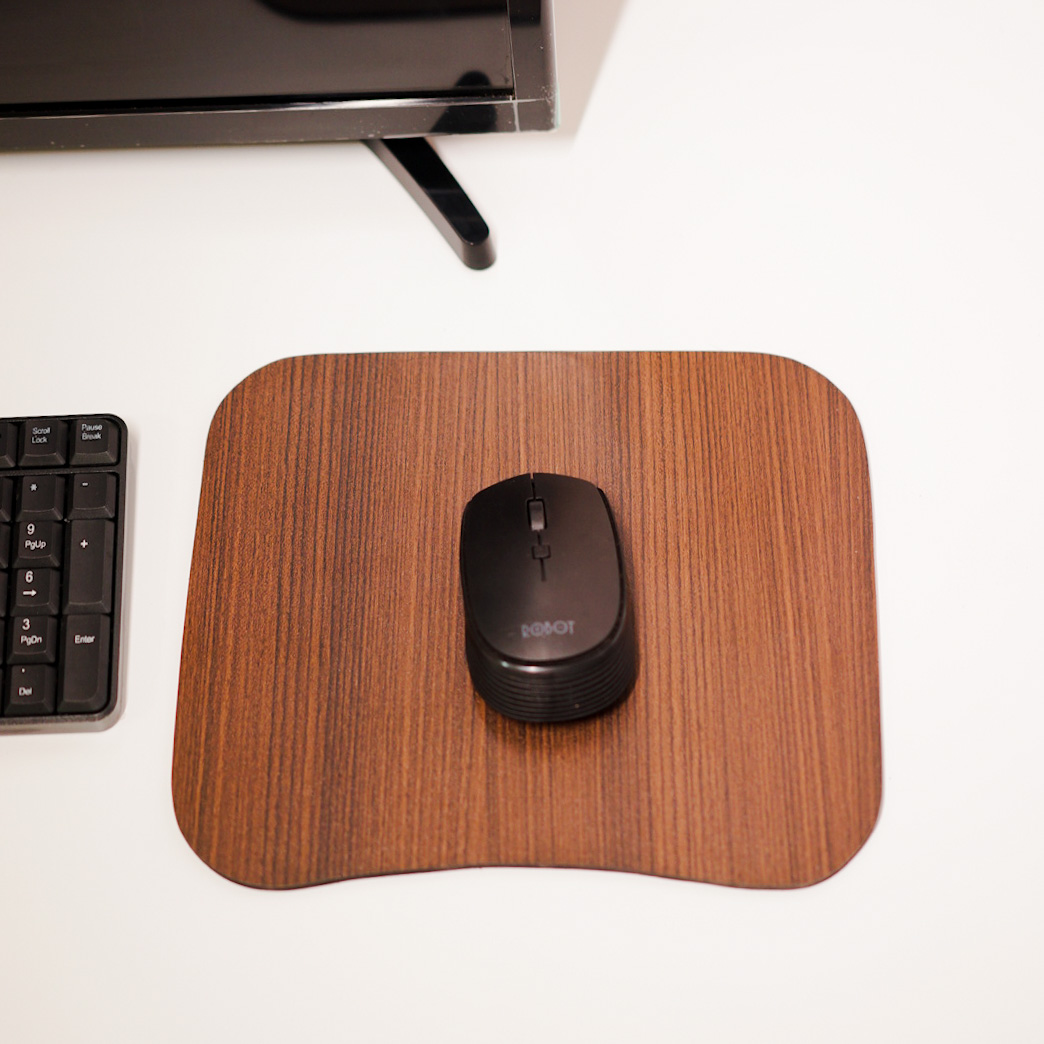 Mousepad Alas Mouse Tatakan Mouse Kayu Bentuk Curved Board | Lazada ...