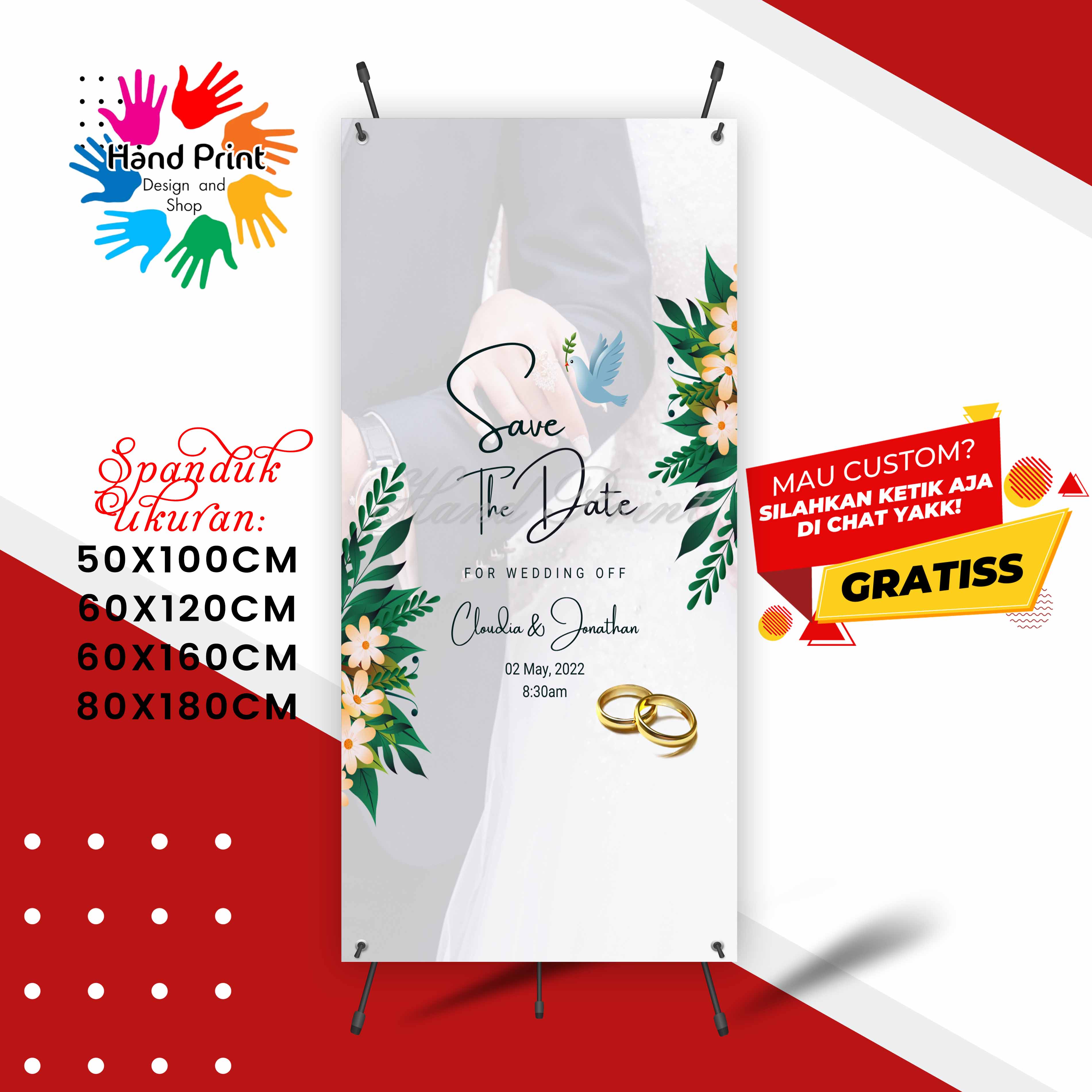 Cetak Spanduk Banner Wedding Selamat Datang Di Pernikahan kami C MMT ...