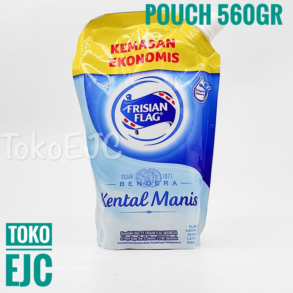 Susu Kental Manis / SKM / Susu Kaleng Frisian Flag Standing Pouch 545gr ...