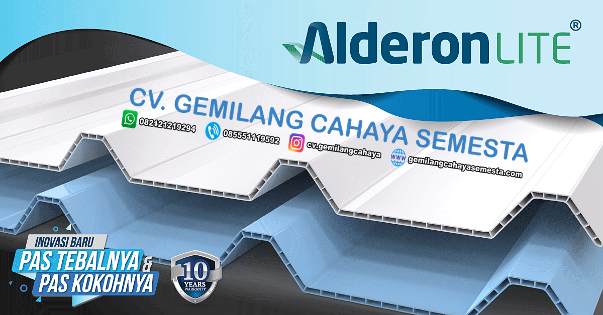 Alderon Lite ( 6 meter ) / Atap UPVC Twin Wall | Lazada Indonesia