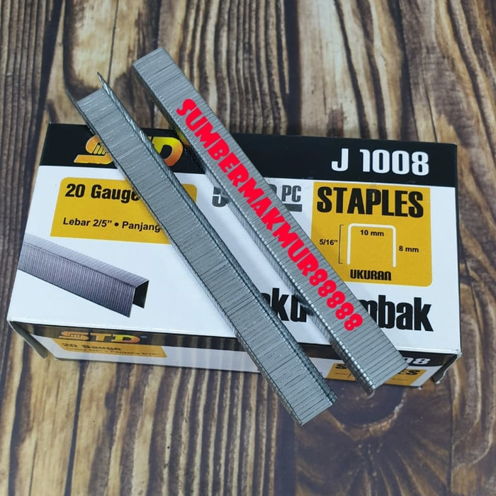 isi paku tembak per box / refill air nailer J1008 / isi ulang paku ...