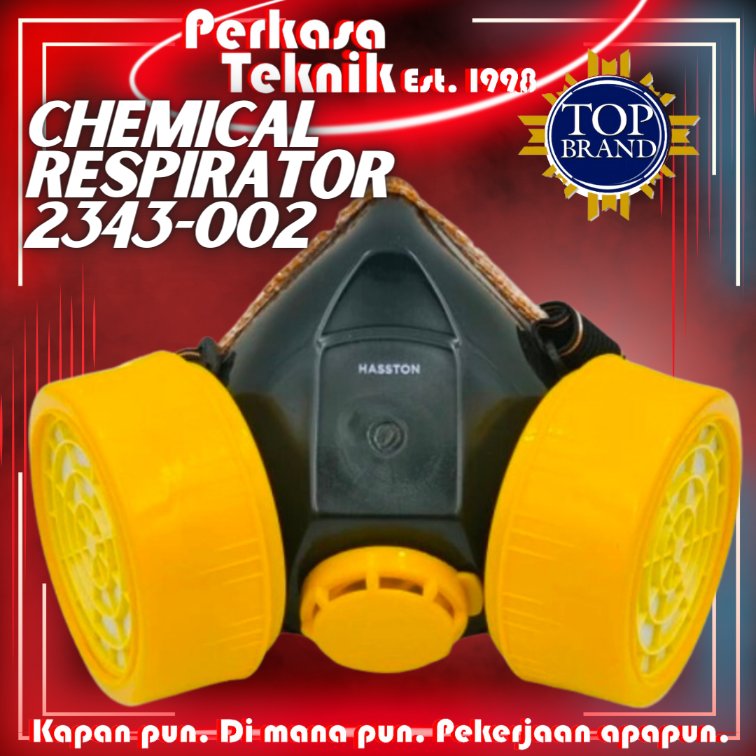 Masker Kimia Double HASSTON 2343-002 Chemical Respirator | Lazada Indonesia