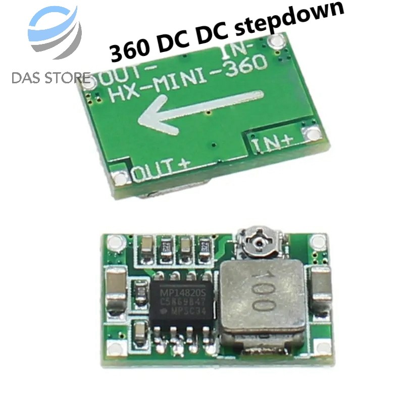 Module Micro Step Down Modul Mini 360 MP2307 DC Buck Regulator LM2596 ...