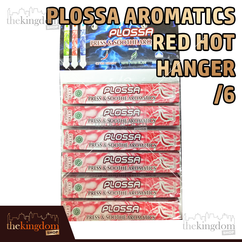 Plossa Press and Soothe Aromatics Red Hot Hanger /6 Plosa Inhaler Roll ...