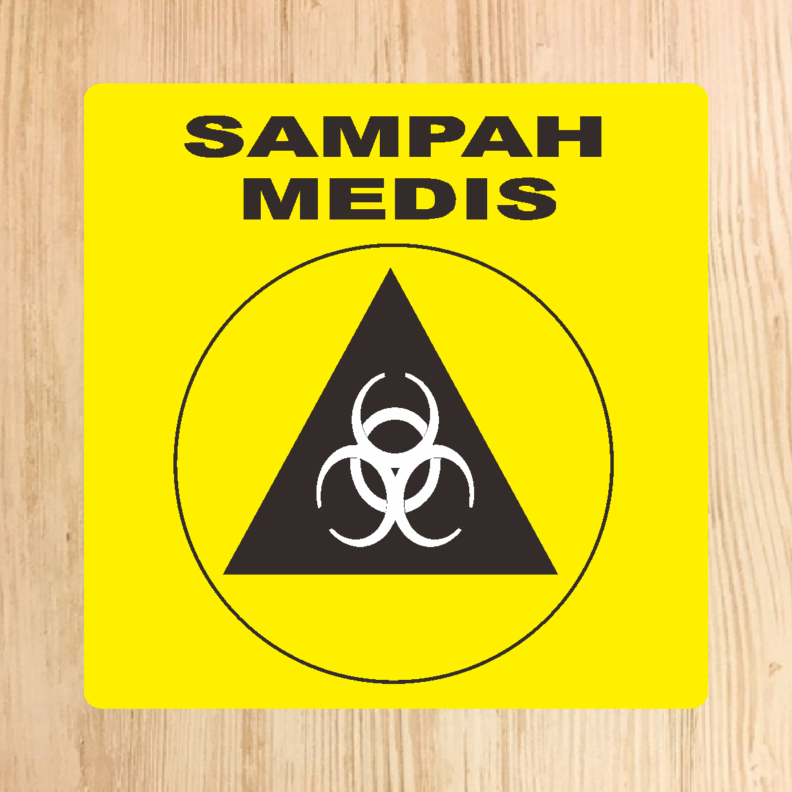 Stiker Untuk Tempat Sampah | Stiker Infeksius/Non Infeksius - Medis/Non ...