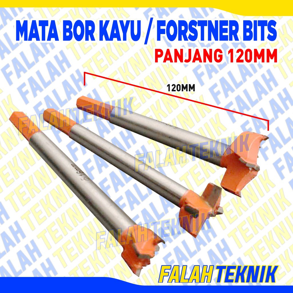 FORTNER BITS MATA BOR ENGSEL SENDOK 16mm s/d 32mm MATA BOR KAYU Panjang ...