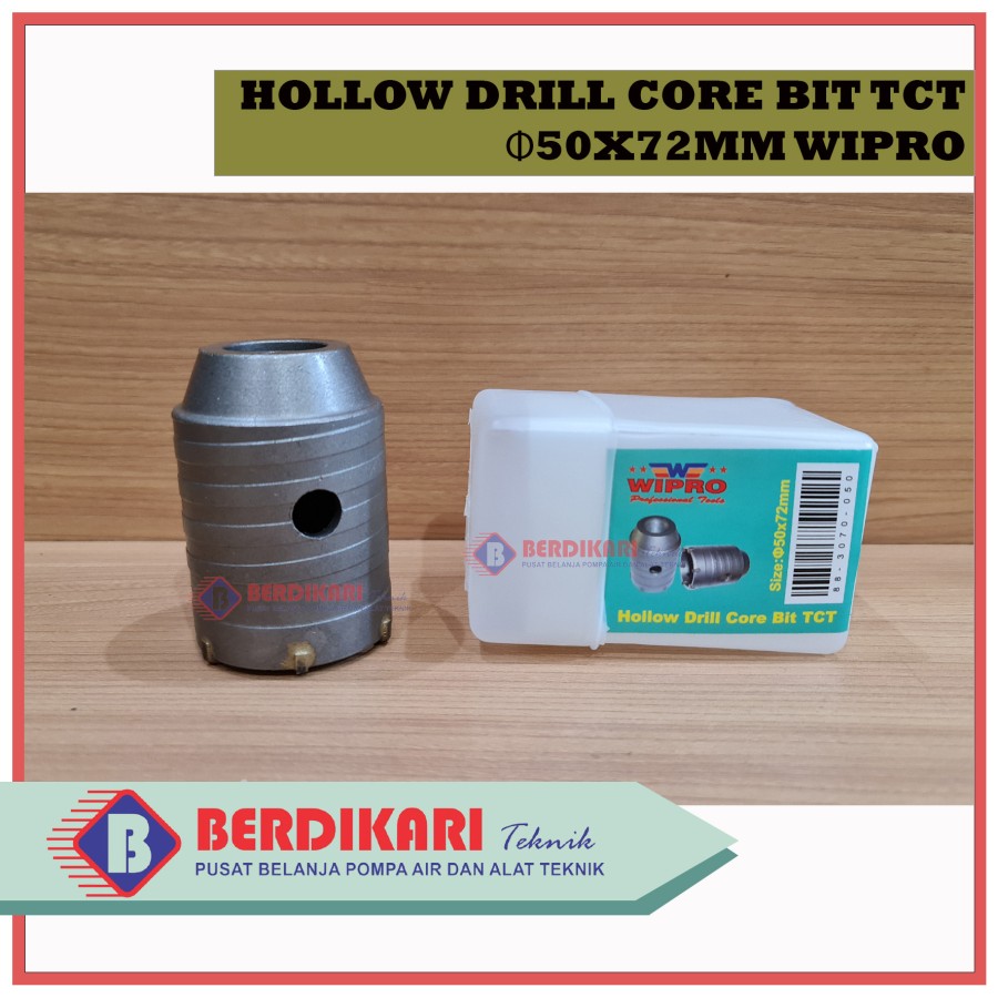 Hole saw Beton 50mm / Hollow Drill Core Bit 50mm - Wipro | Lazada Indonesia