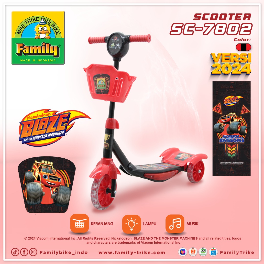 Scooter Anak Family Special Edition Justice League SC 7802 | Lazada ...