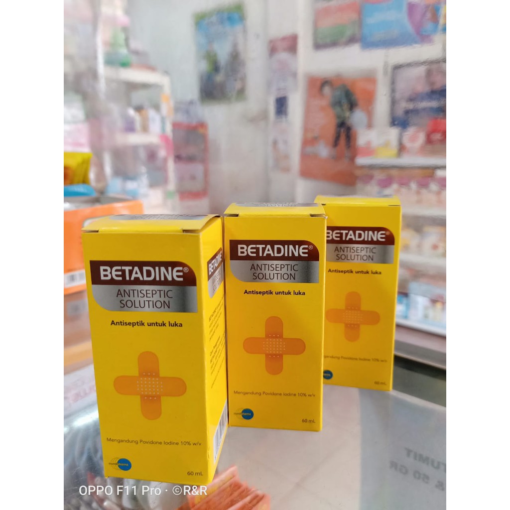 BETADINE ANTISEPTIC SOLUTION 60 ML (HARGA PER BOTOL) | Lazada Indonesia