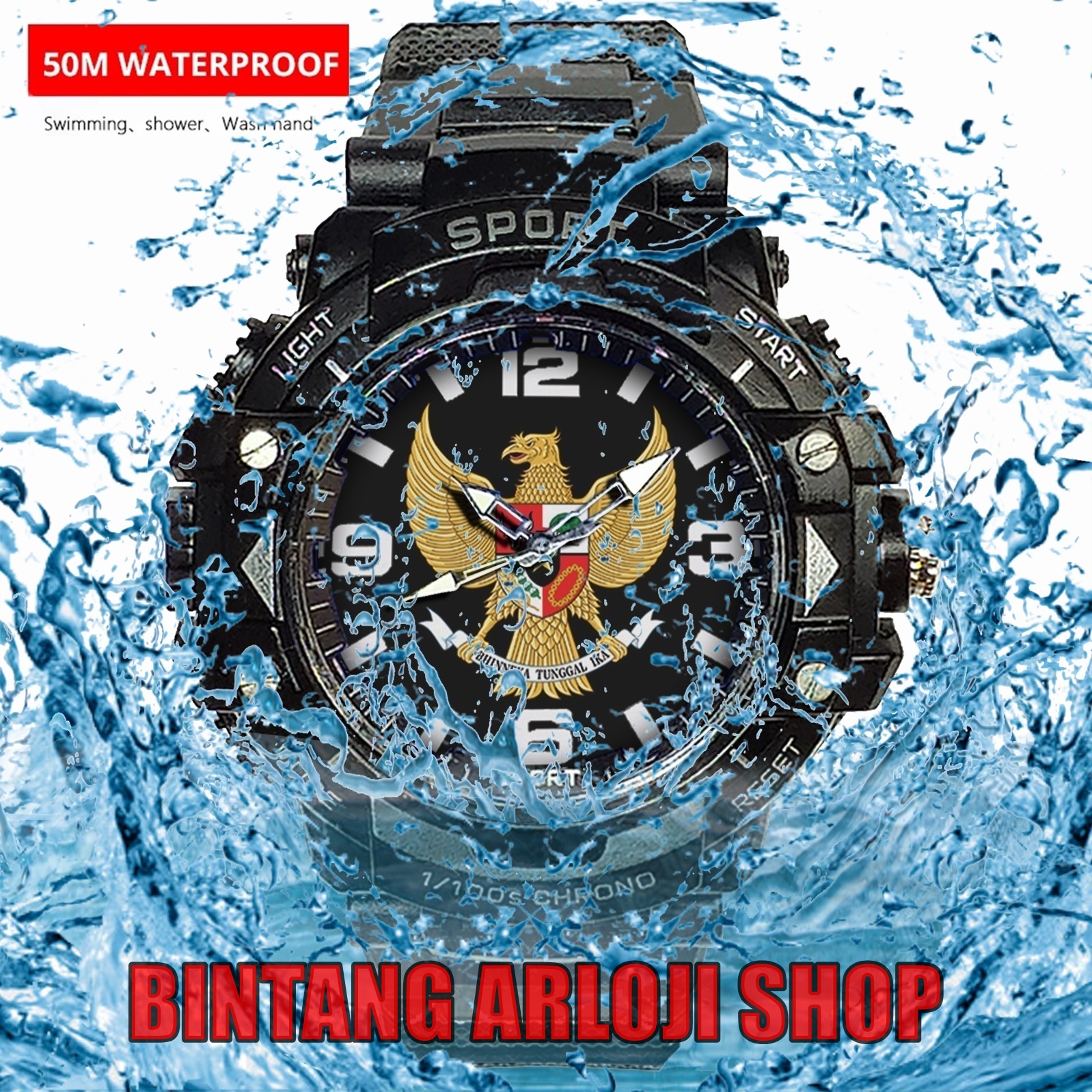 (Bintang Arloji) Custom GARUDA PANCASILA | Lazada Indonesia