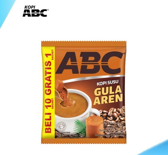 ABC SUSU GULA AREN KOPI RENCENG RENTENG ISI 10 + 1 | Lazada Indonesia