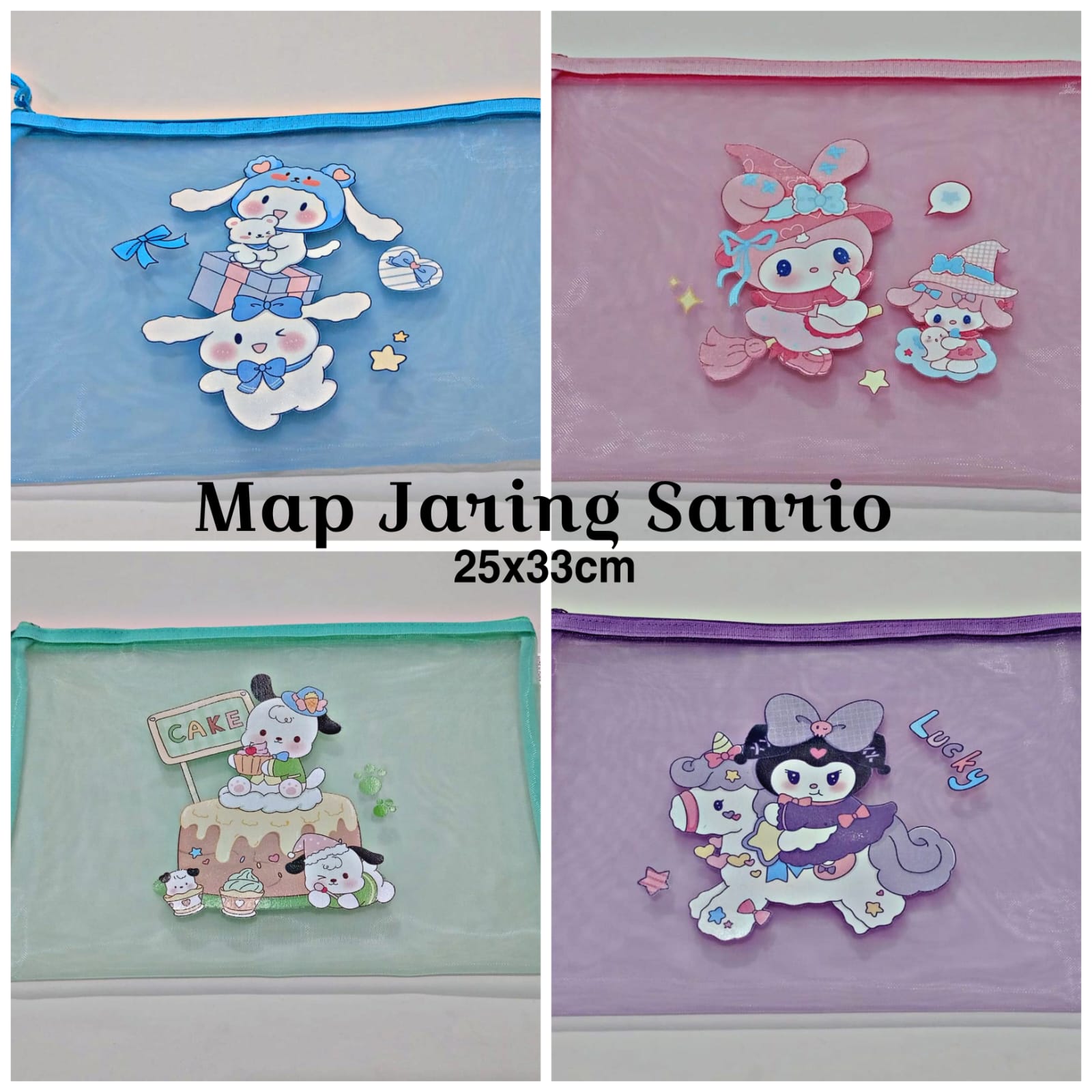 MAP JARING SANRIO A4 MAP JARING ZIPPER MAP MAP RESLETING SANRIO MAP FILE SLETING MAP SLETING MAP ...
