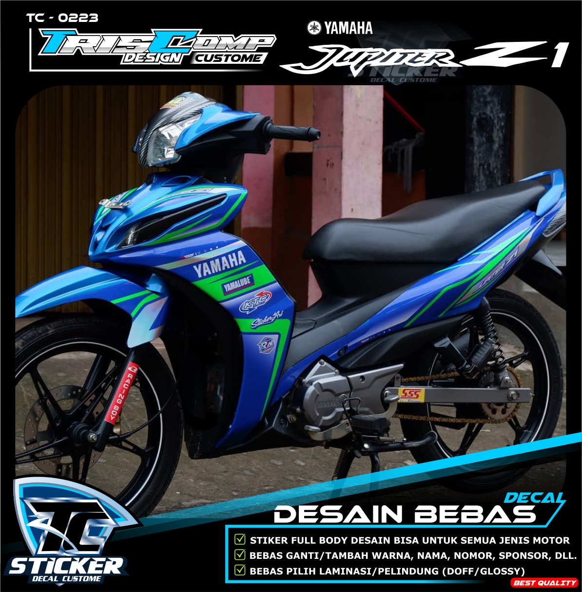 (Bisa Request) Sticker Decal Jupiter Z1 Full Body Custom Desain - Decal ...