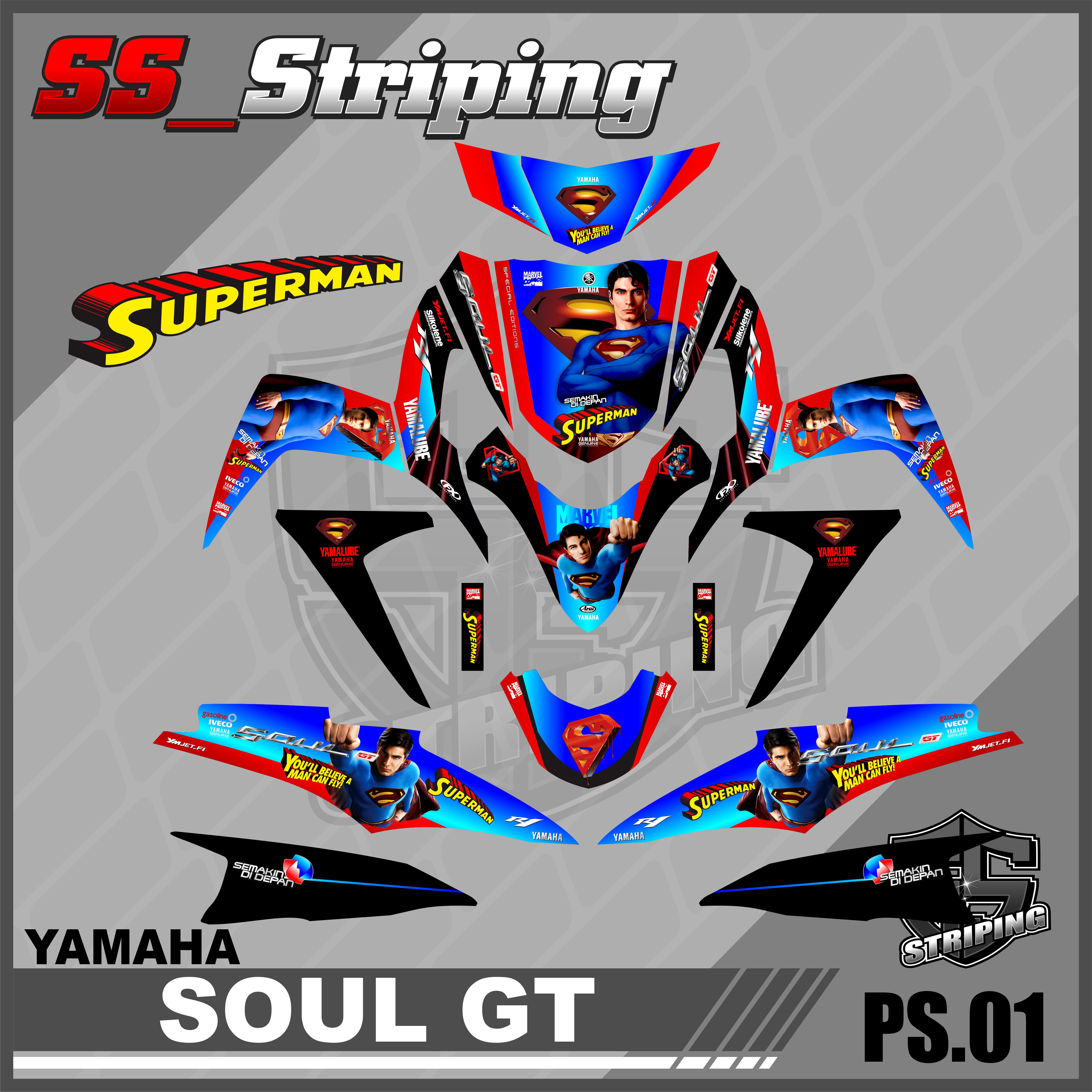 Decal Sticker Full Body Soul GT - Sticker Full Body Soul GT Motif ...