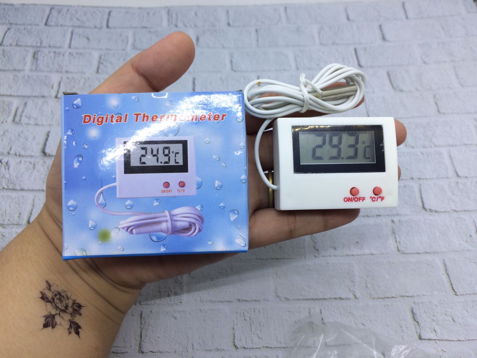 DIGITAL THERMOMETER / TERMOMETER DIGITAL UNTUK AIR AQUARIUM KOLAM IKAN ...
