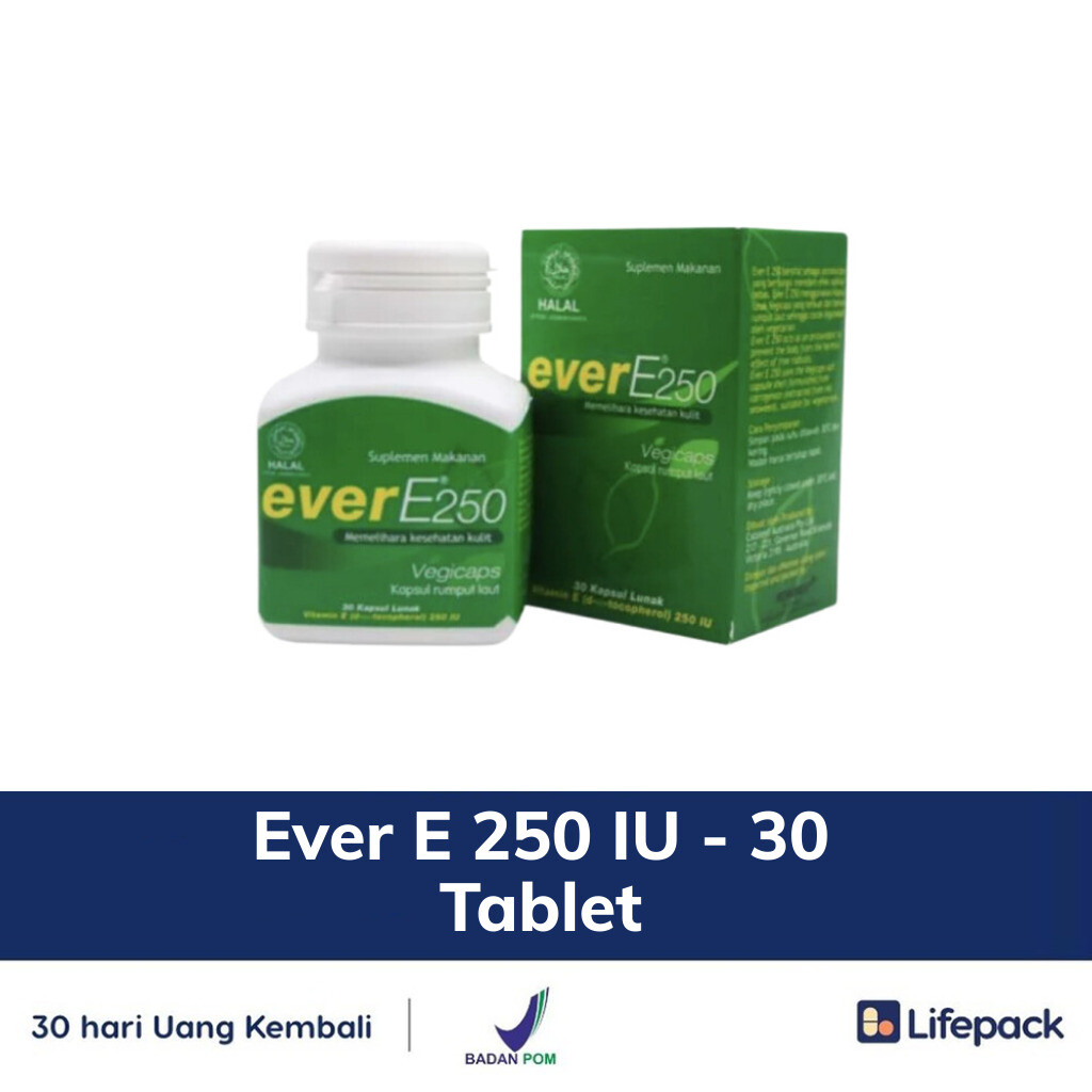 Ever E 250 IU - 30 Tablet - LIFEPACK | Lazada Indonesia