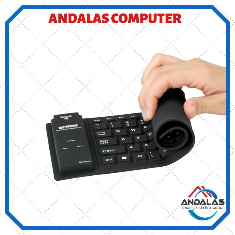 keyboard usb keypad mini flexsible eksternal laptop gulung keyboard ...