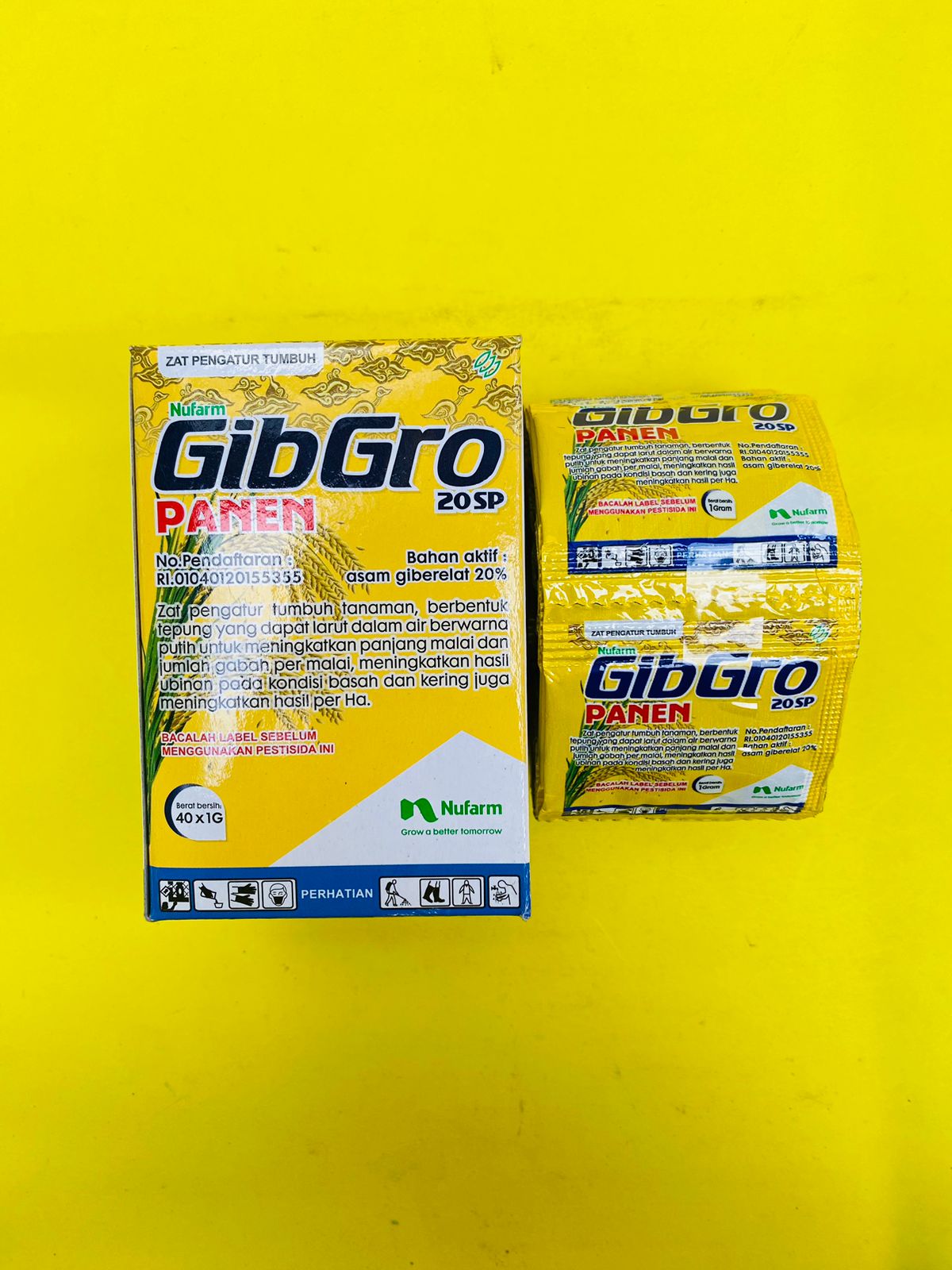 Zat Pengatur Tumbuh GIBGRO PANEN 20SP Saset dari NUFARM | Lazada Indonesia