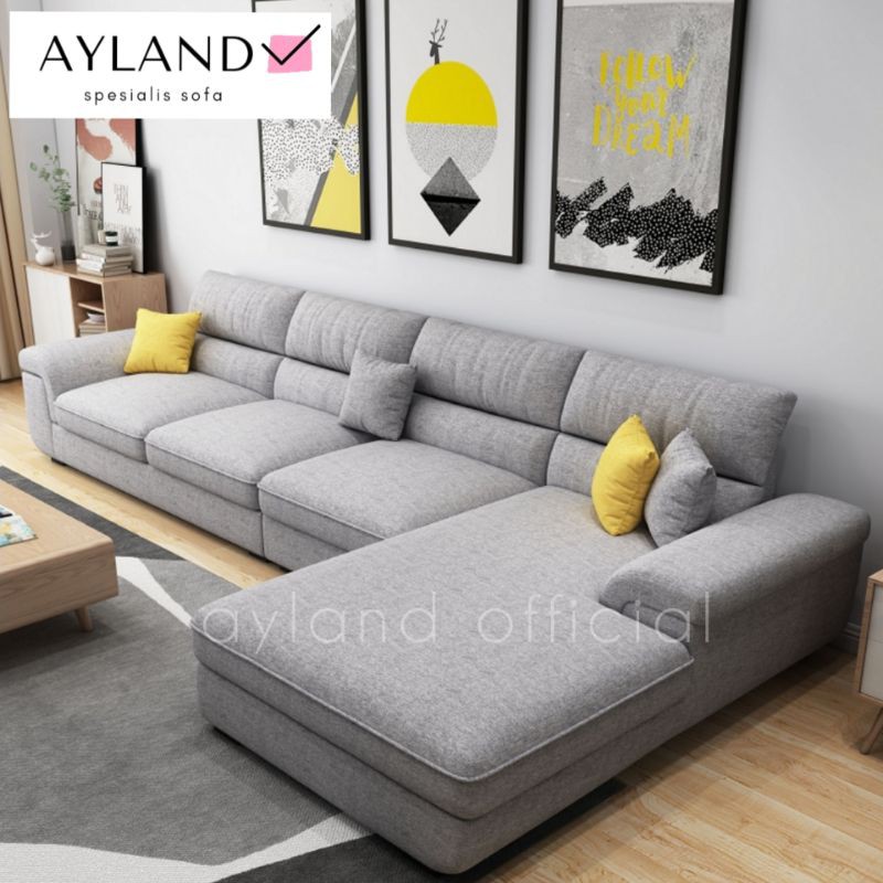 Sofa Leter L Empuk Minimalis Untuk Ruang Keluarga | Lazada Indonesia