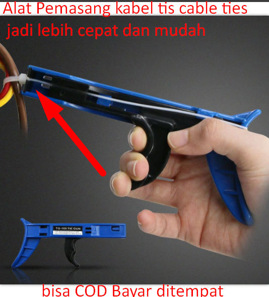 Alat Pemasang kabel tis cable ties jadi lebih cepat dan mudah | Lazada ...