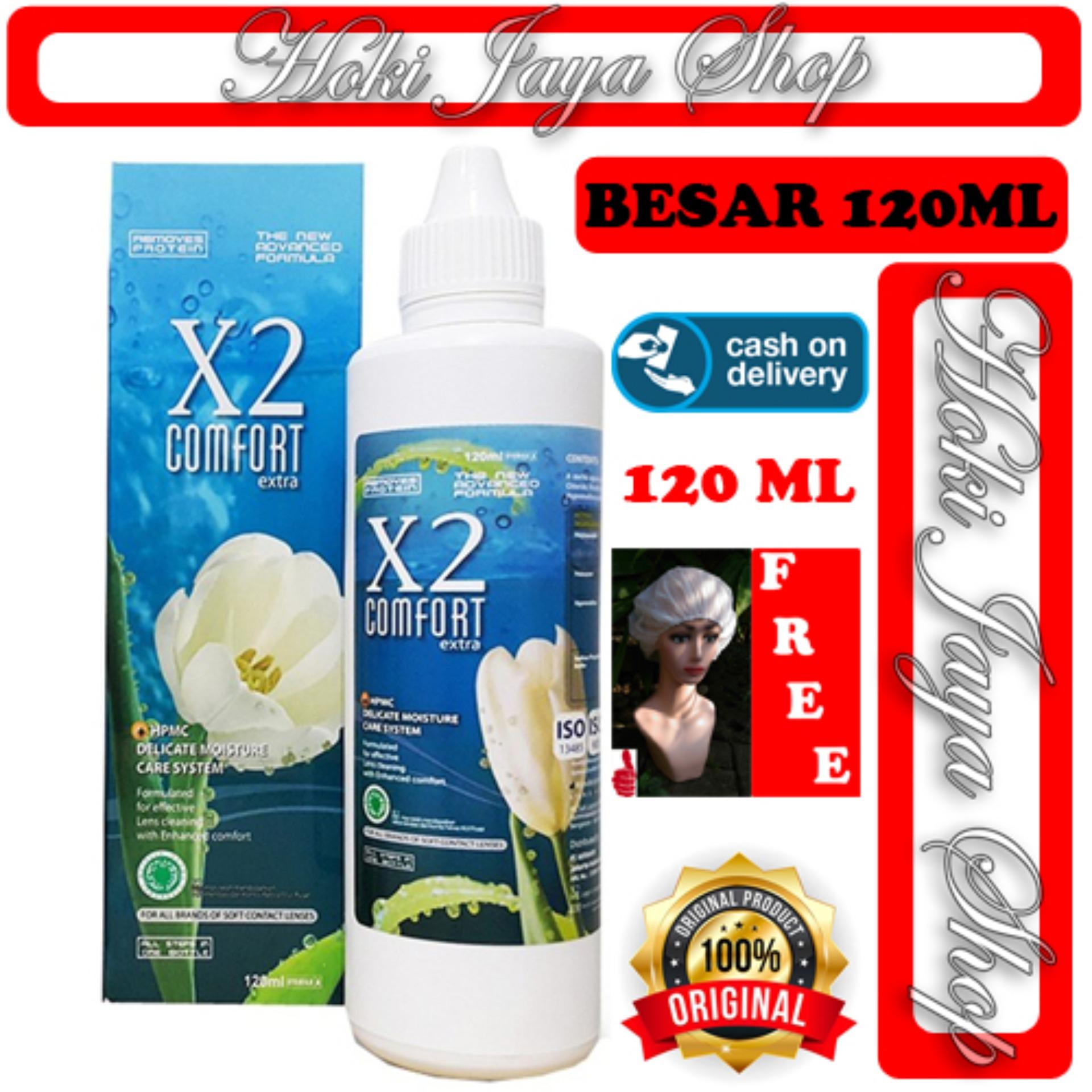 HOKI COD - X2 120ML SEDANG Cairan Air Softlens 120 ML Untuk Pembersih ... HOKI COD - X2 120ML SEDANG Cairan Air Softlens 120 ML Untuk Pembersih ...