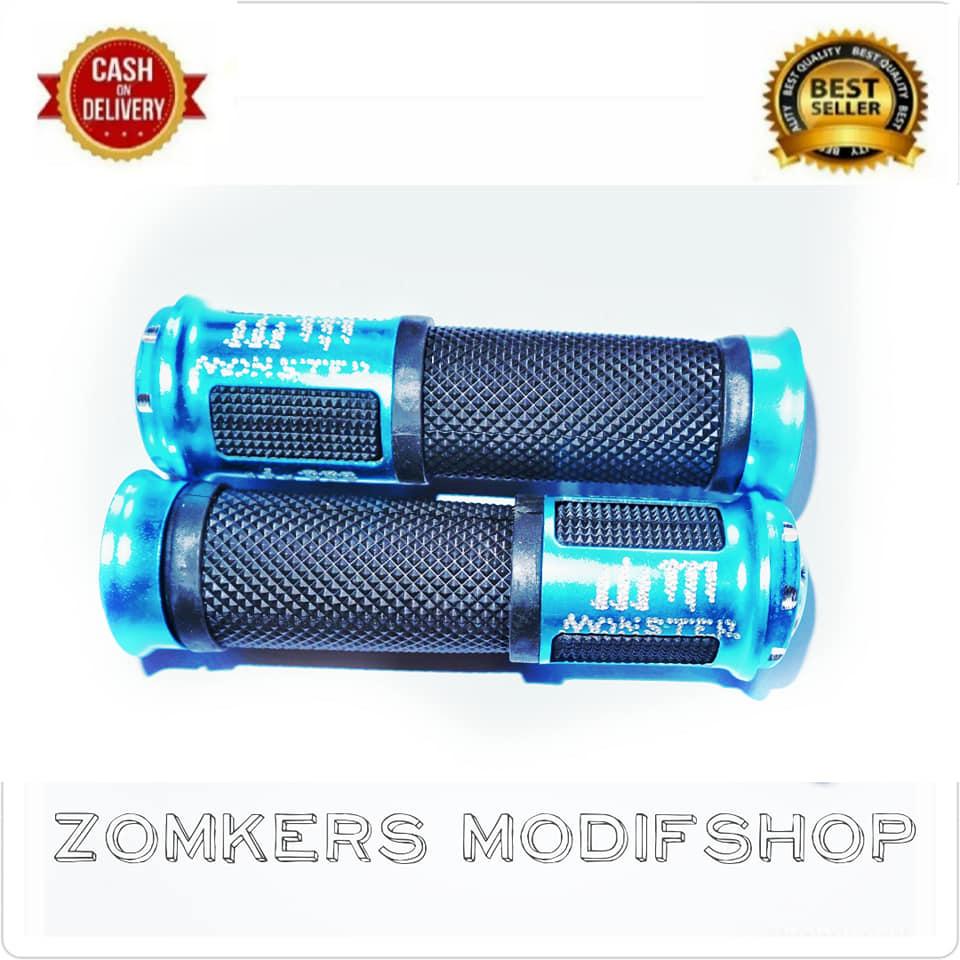 Handgrip Monster Universal Semua Motor - Warna Biru | Lazada Indonesia