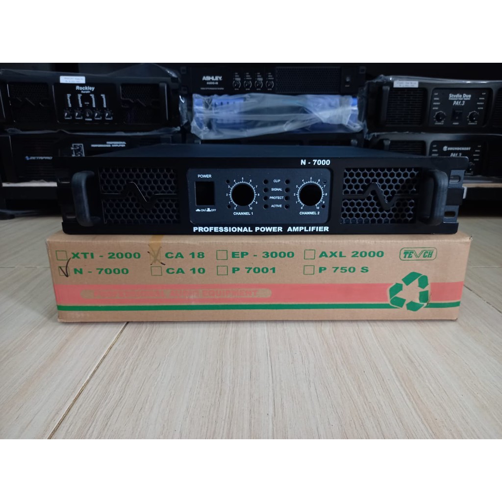 BOX POWER AMPLIFIER 2channel N 7000 Box power amplifier 2u N7000 Box ...