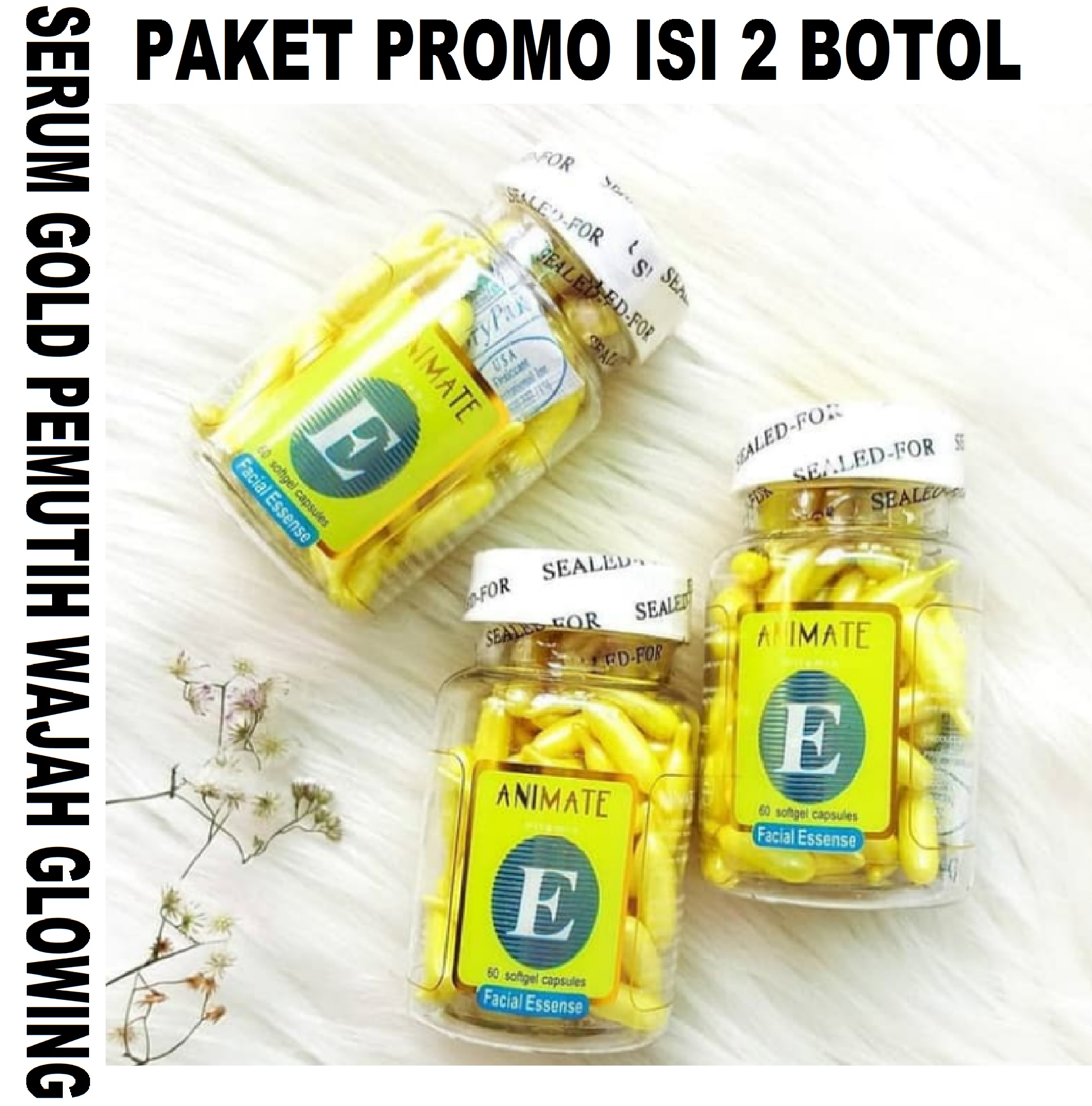 ( PROMO ISI 2 BOTOL ) Animate Serum Vitamin Wajah / Serum Vitamin Wajah ...