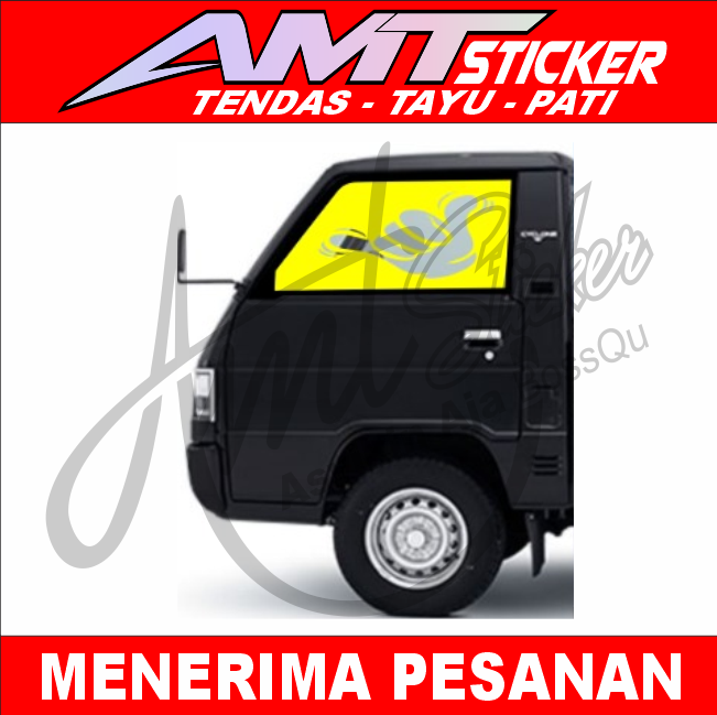 [Terlaris] Stiker Blok Kaca Samping Gamabar Tangan Oleng Mobil L300 ...