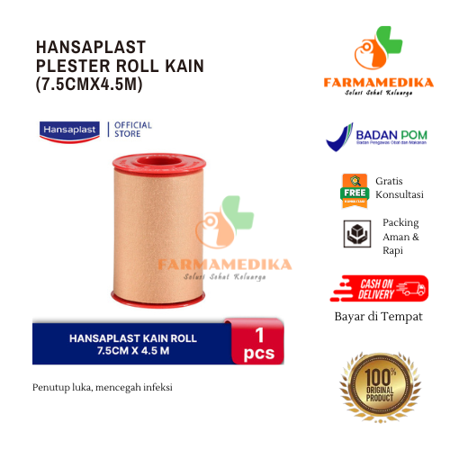 HANSAPLAST PLESTER ROLL KAIN | Lazada Indonesia