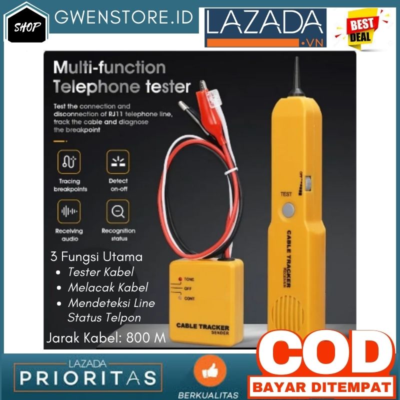 Alat Pengecek kabel Jaringan Putus Wire Tracker Multipurpose Network ...