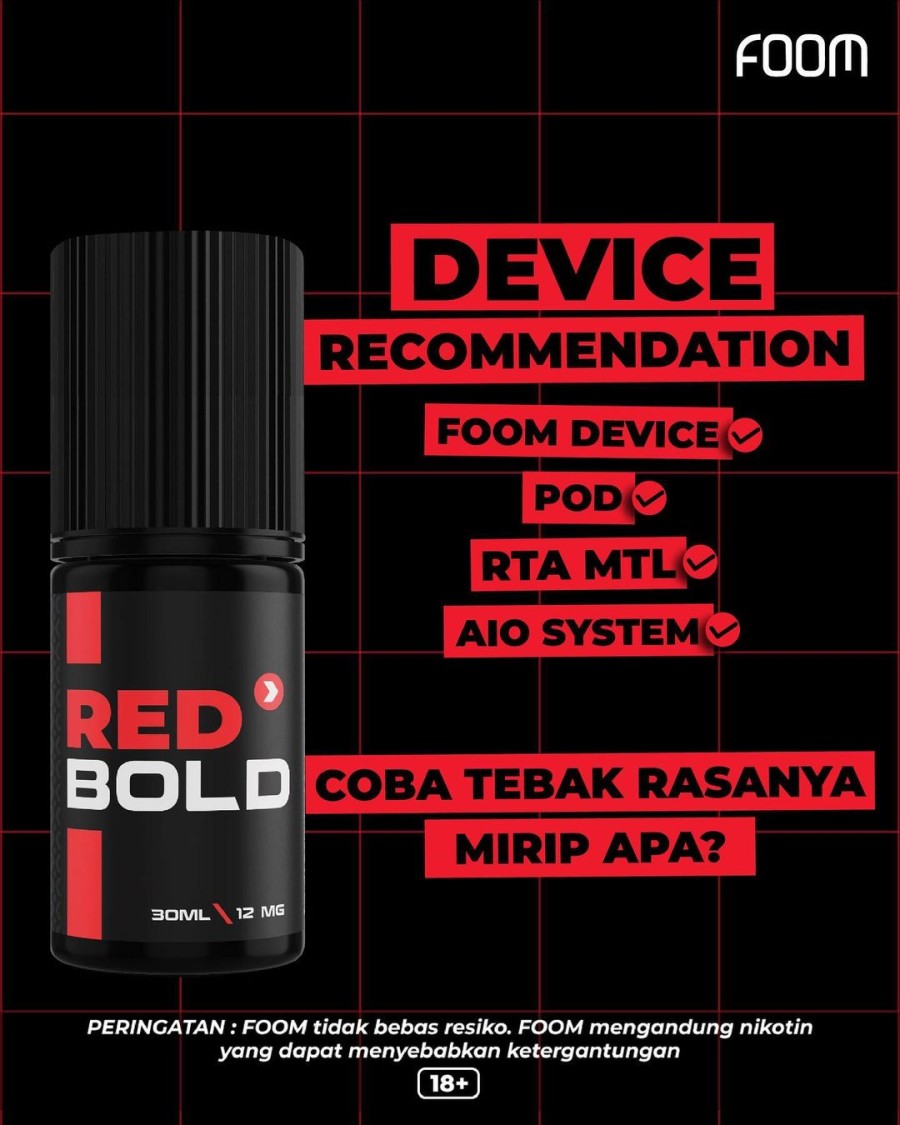 Foom Salt Cigarette Series 30ML Liquid Saltnic For Pod Vape | Lazada ...